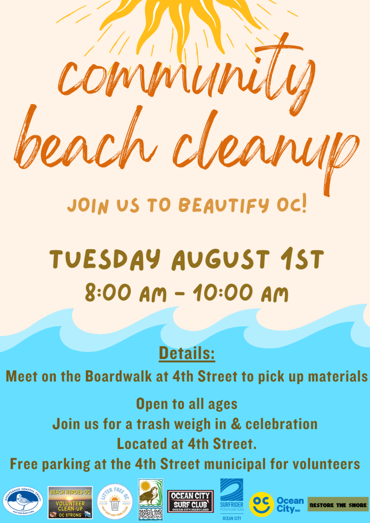 ocsc-beach-cleanup-flyer | Ocean City Surf Club | Surfing Maryland ...