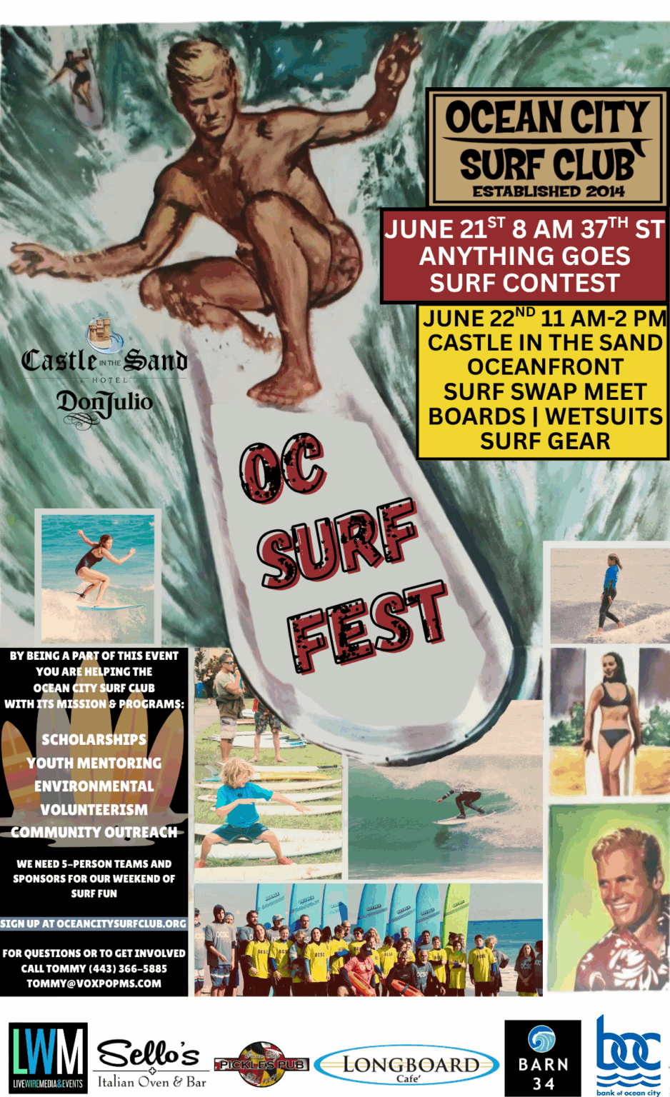 OC Surf Fest Event | Ocean City Surf Club Surf Into Integrity